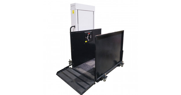 Portable Wheelchair Lifts for stages, 52" max lifting height. Left ...