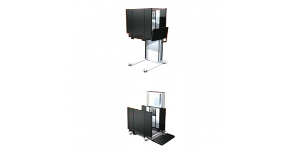 Freedom 52-inch Portable Stage Wheelchair Lift - Straight Right
